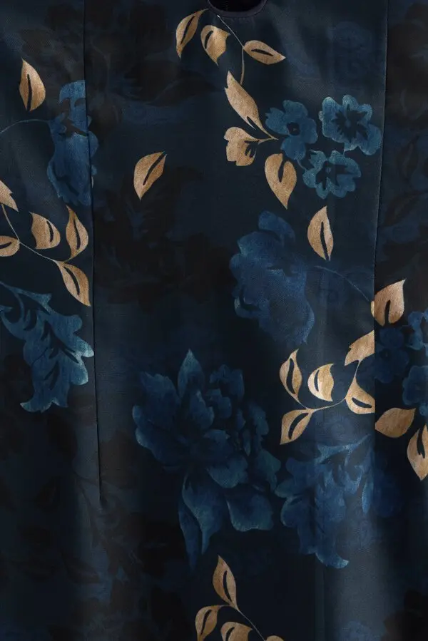SAU LEE Victoria Satin Midi Dress