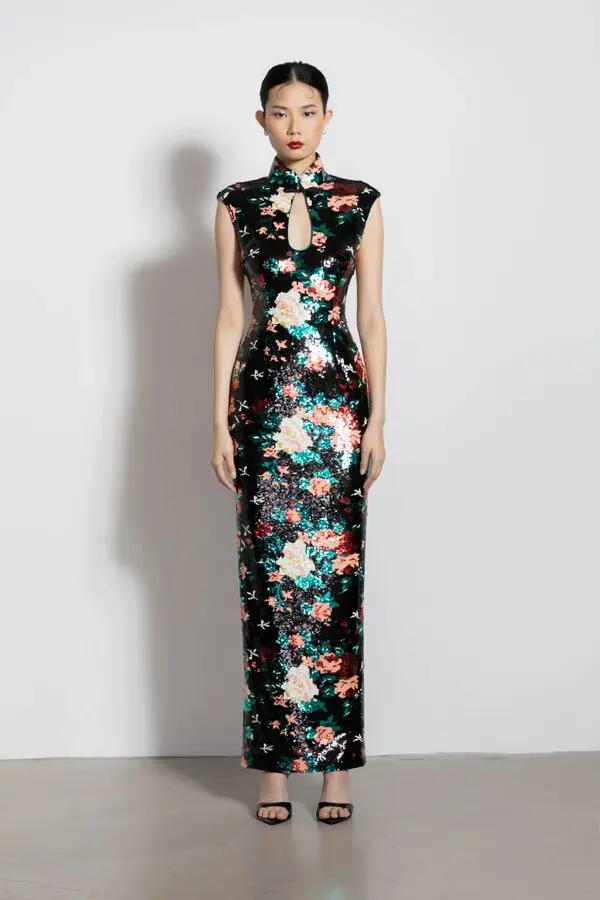 SAU LEE Faye Maxi Dress