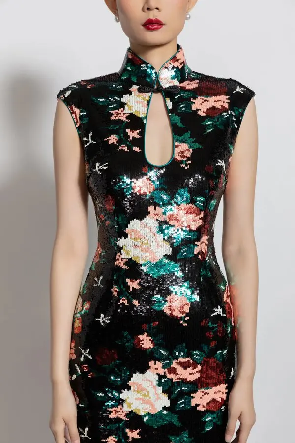 SAU LEE Faye Maxi Dress