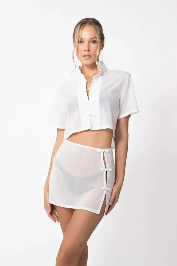SAU LEE Devi Mini Skirt