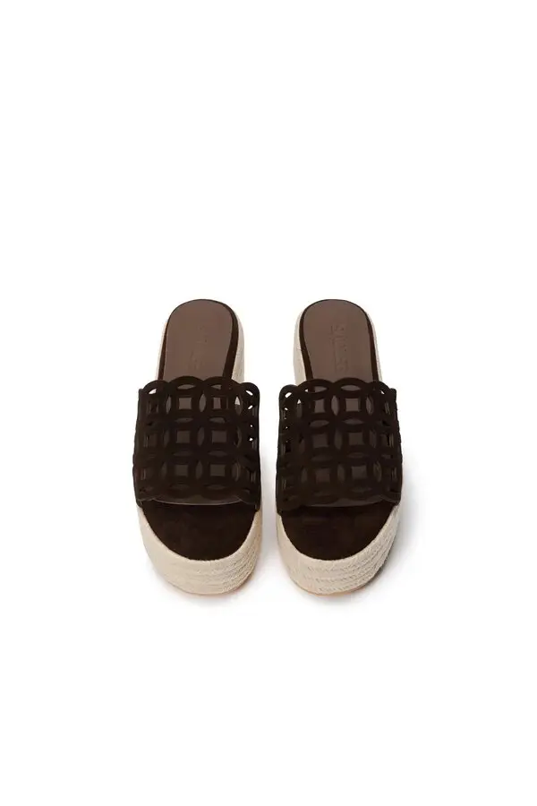 SAU LEE SHOES Ming Suede Sandals