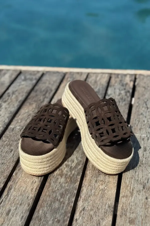 SAU LEE SHOES Ming Suede Sandals