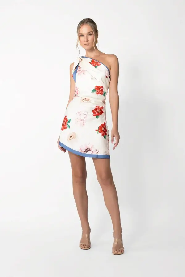 SAU LEE Elba Mini Dress