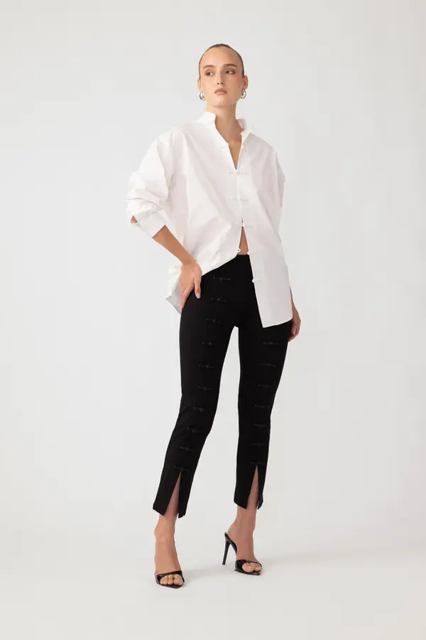 SAU LEE Derek Cropped Pant