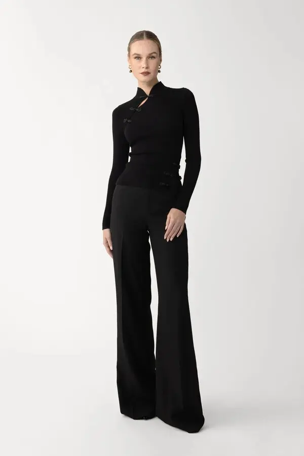 SAU LEE Dakota Knit Top