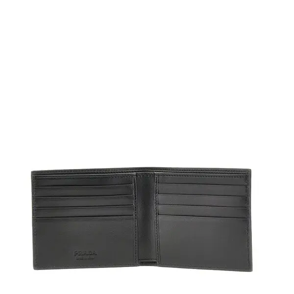 Prada Grained Leather Bi-fold Wallet