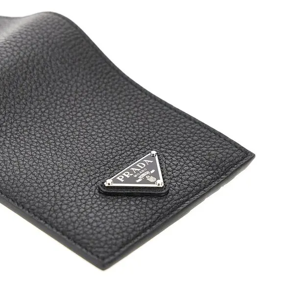Prada Grained Leather Bi-fold Wallet
