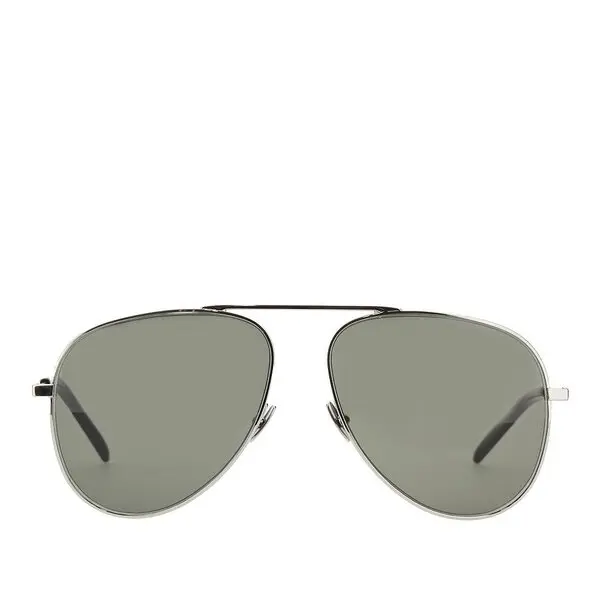 Saint Laurent Sl 799 Aviator Sunglasses - Silver