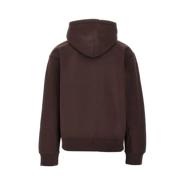 Carhartt Work In Progress Full Zip Hoodie With Logo Embroidery
