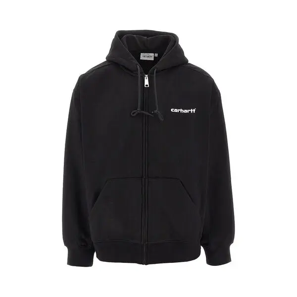 Carhartt Work In Progress Archive Lines Full-zip Hoodie With Graphic Back Detail