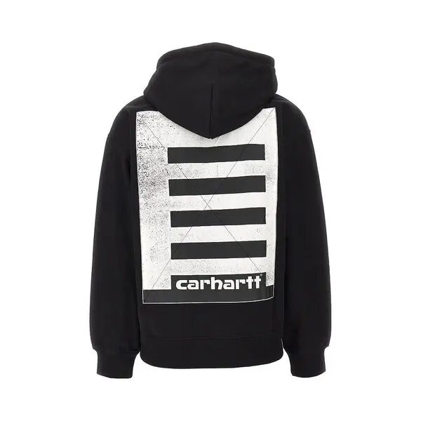 Carhartt Work In Progress Archive Lines Full-zip Hoodie With Graphic Back Detail
