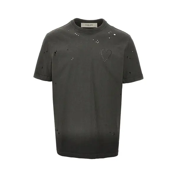 GOLDEN GOOSE Vintage Effect Treatt T-hirt