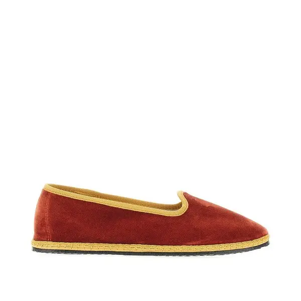 VIBI VENEZIA Velvet Slippers - Red