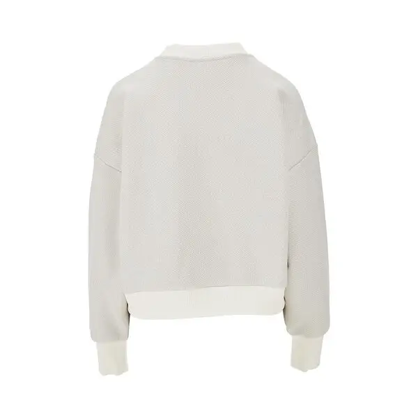 Emporio Armani Lurex Jersey Sweatshirt With Logo