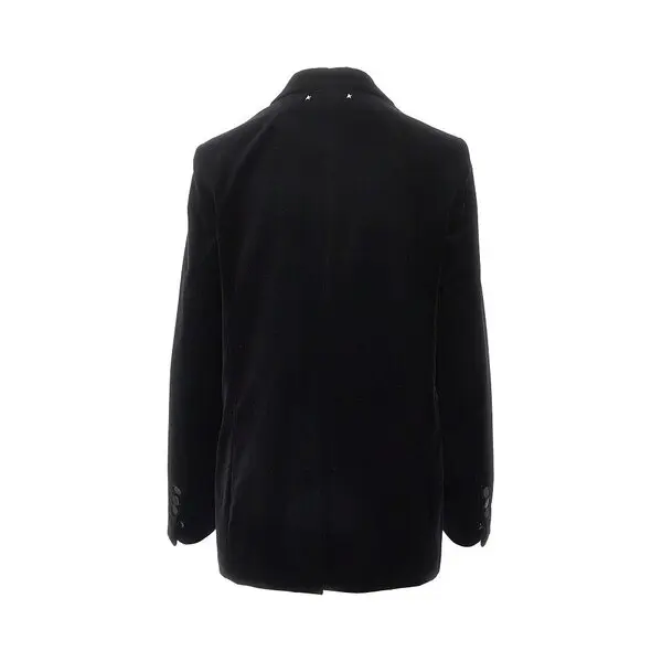 GOLDEN GOOSE Laurene Velvet Jacket With Peak Lapels