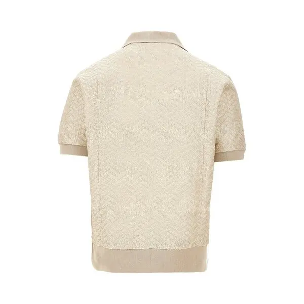 Emporio Armani Icon Chevron Knitted Polo Hirt