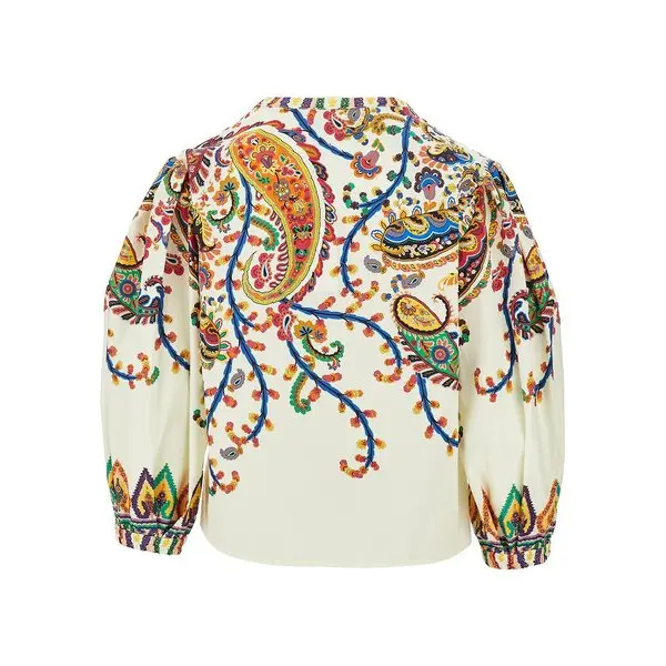 Etro Paisley Print Cotton Blouse