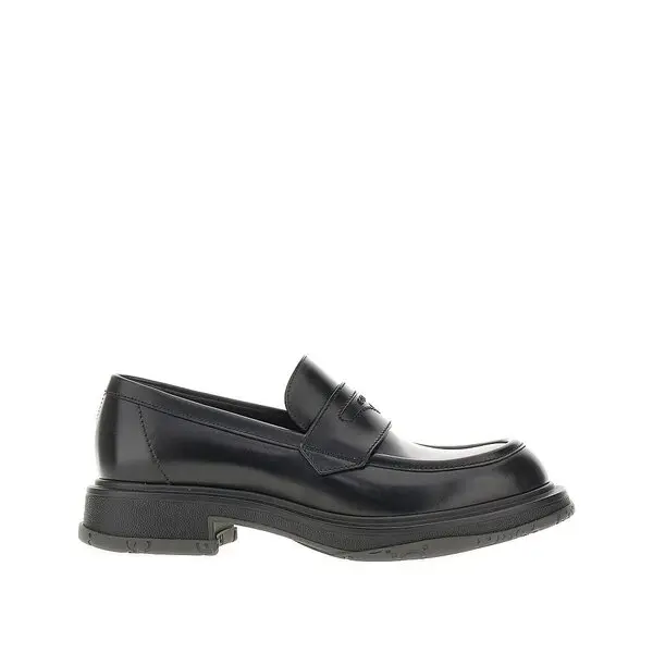 Gucci Leather Loafers With Logo Detail