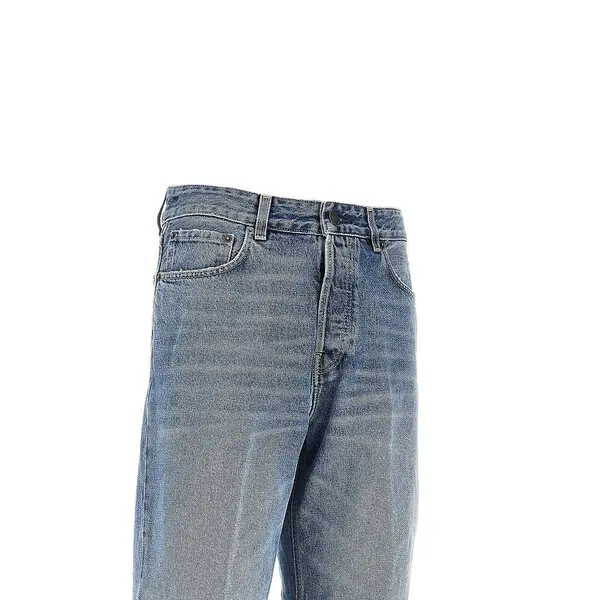 HAIKURE Betty Boyfriend Fit Cropped Jeans - Blue