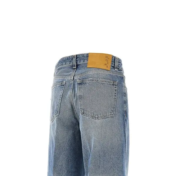 HAIKURE Betty Boyfriend Fit Cropped Jeans - Blue