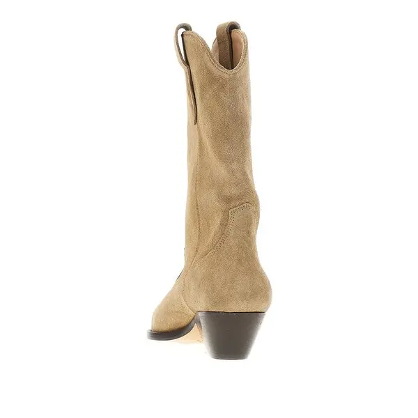 Isabel Marant Étoile Duerto" Suede Texan Boots - Beige