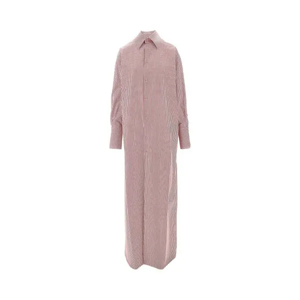 ARMARIUM Malik Cotton Poplin Striped Shirt Dress