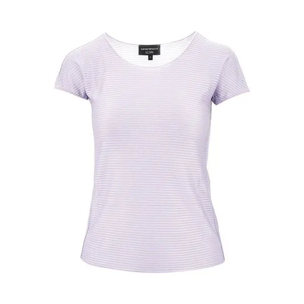 Emporio Armani Icon Striped Light Jersey T-shirt