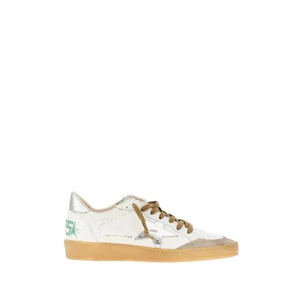 GOLDEN GOOSE Ballstar Nappa Leather Sneakers With Metallic Star