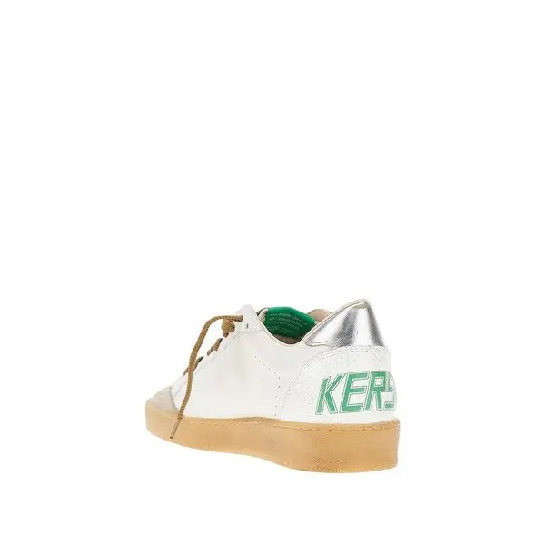 GOLDEN GOOSE Ballstar Nappa Leather Sneakers With Metallic Star