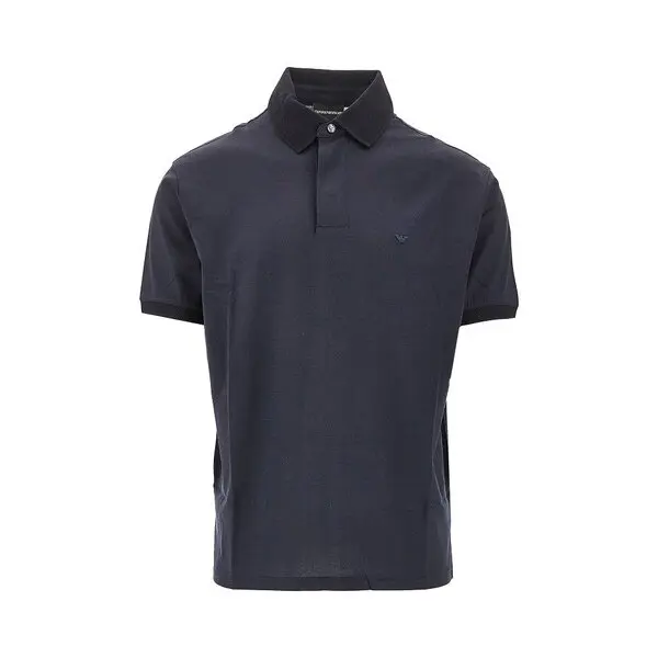 Emporio Armani Eagle Embroidery Jerey Polo Hirt