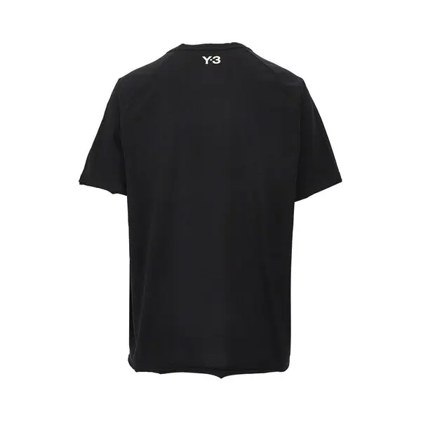 Y3 Raw-cut 3 Tripe T-hirt - Black