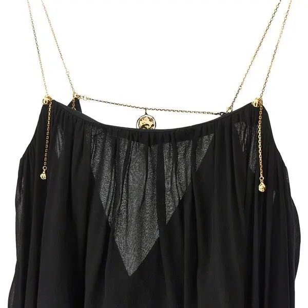 Chloé Silk Georgette Sleeveless Maxi Dress