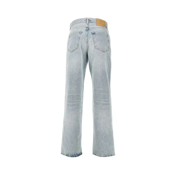 HAIKURE Logan Relaxed Fit Straight Leg Jeans - Blue