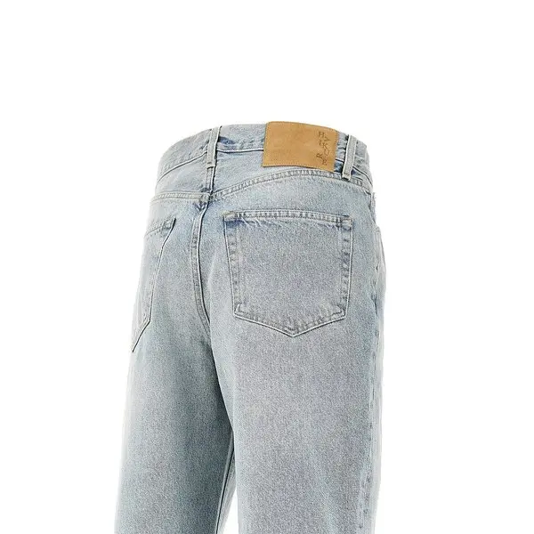 HAIKURE Logan Relaxed Fit Straight Leg Jeans - Blue