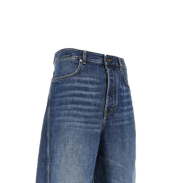 Givenchy Couture Seam Wide Leg Jeans - Blue