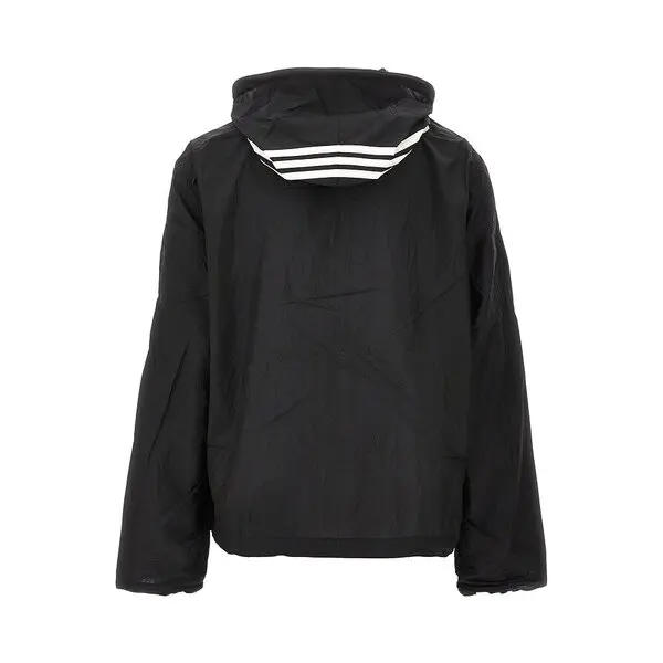 Y3 Nylon Windbreaker Jacket With Signature 3-stripes