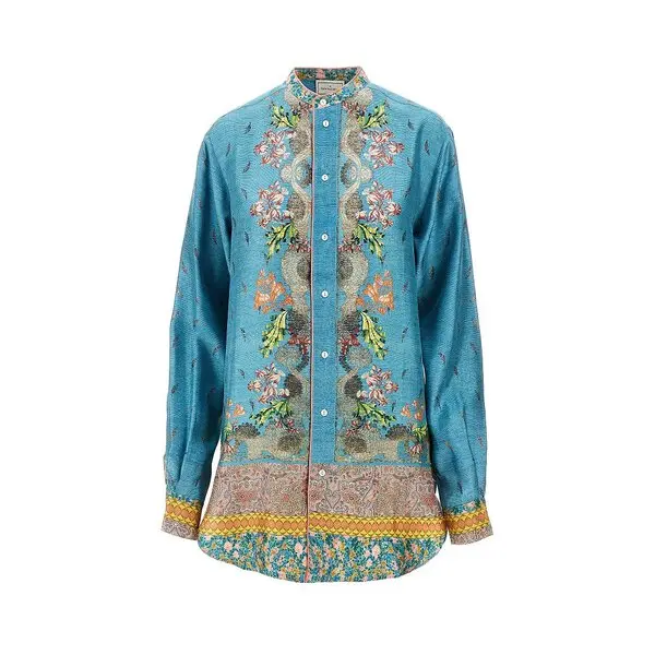 PIERRE-LOUIS MASCIA Printed Silk Shirt