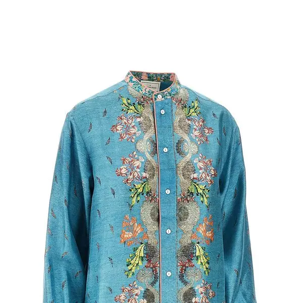 PIERRE-LOUIS MASCIA Printed Silk Shirt