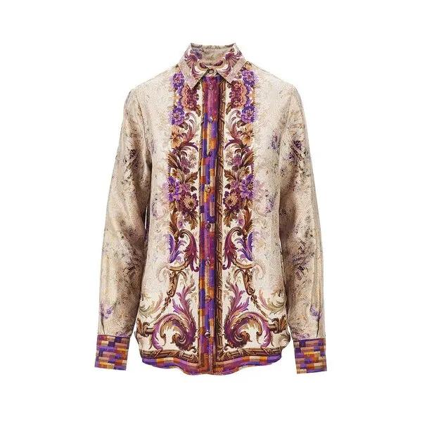 PIERRE-LOUIS MASCIA Printed Silk Shirt