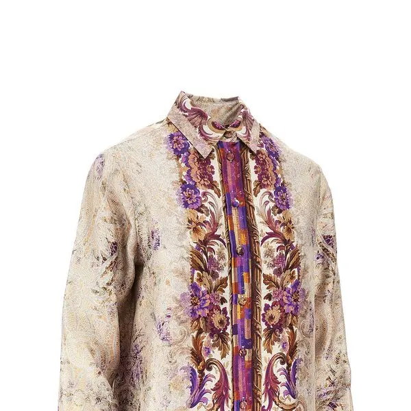 PIERRE-LOUIS MASCIA Printed Silk Shirt