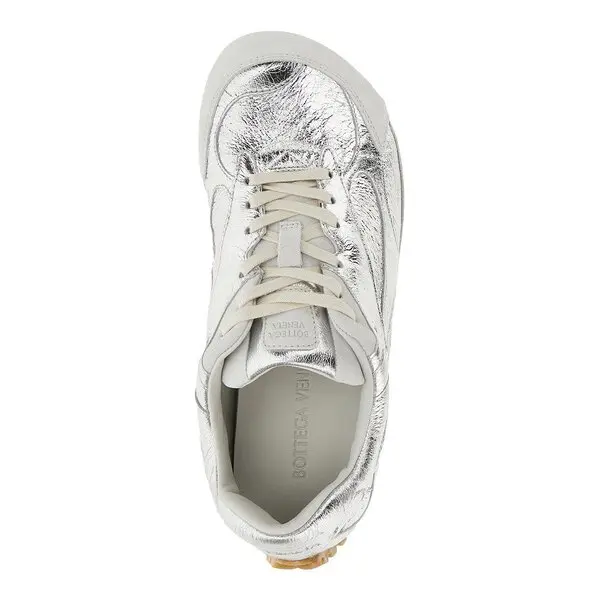 Bottega Veneta Orbit Flash Sneakers - Silver