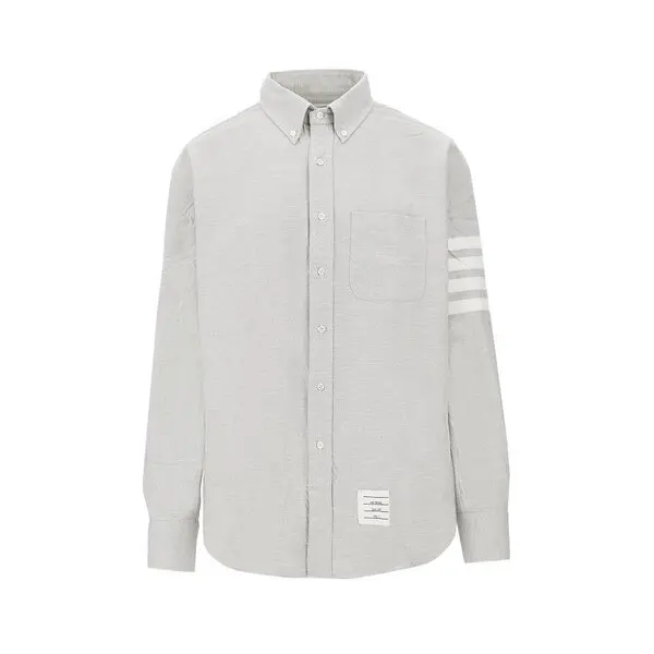 Thom Browne 4 Bar' Flannel Shirt