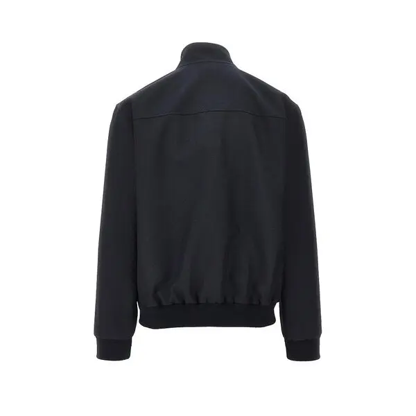 Gucci Wool-blend Gabardine Blouson Jacket With Gg Motif