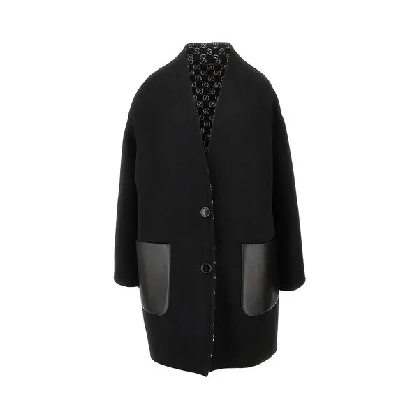 Gucci Wool And Silk Reversible Coat