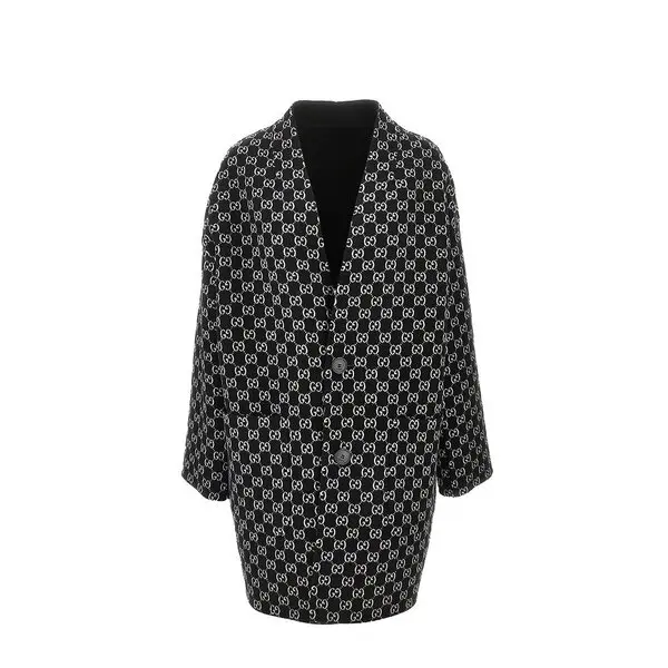 Gucci Wool And Silk Reversible Coat