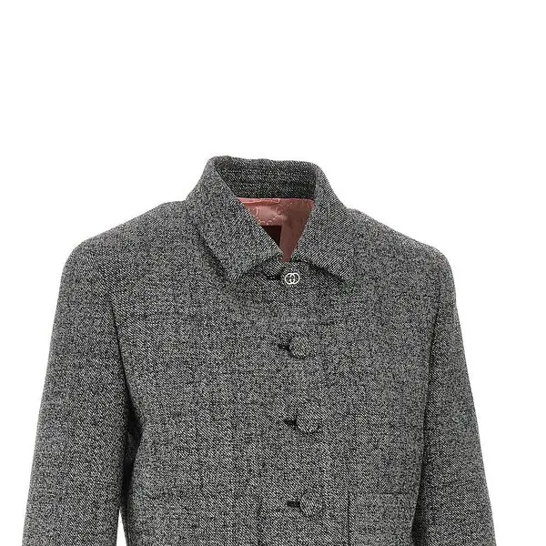 Gucci Wool Grisaille Short Jacket