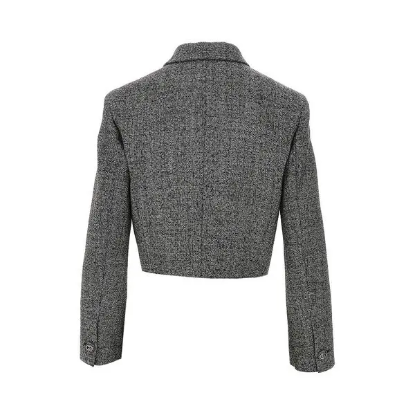 Gucci Wool Grisaille Short Jacket