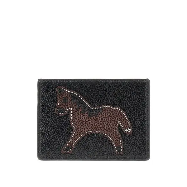 Thom Browne Horse Applique Cardholder