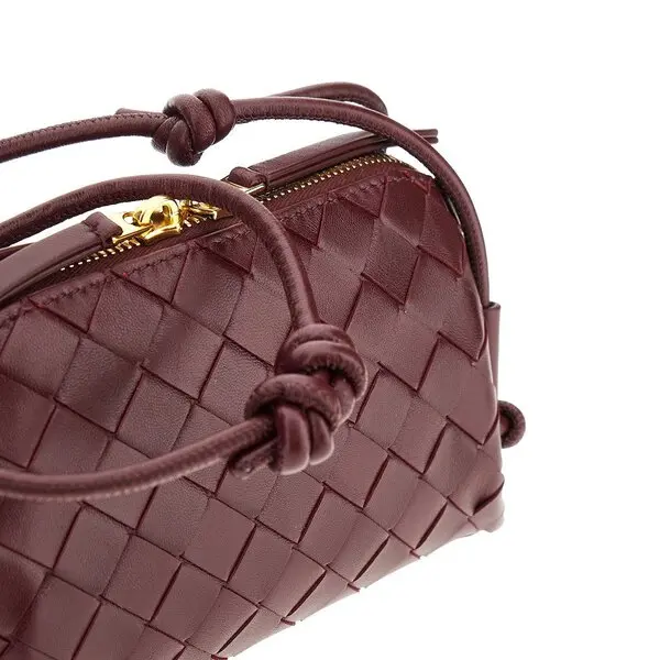 Bottega Veneta Intrecciato Leather Pouch On Strap