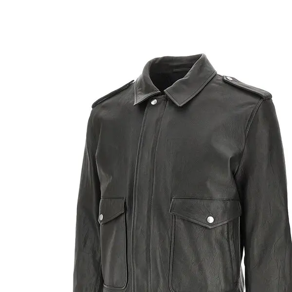 Prada Nappa Leather Bomber Jacket